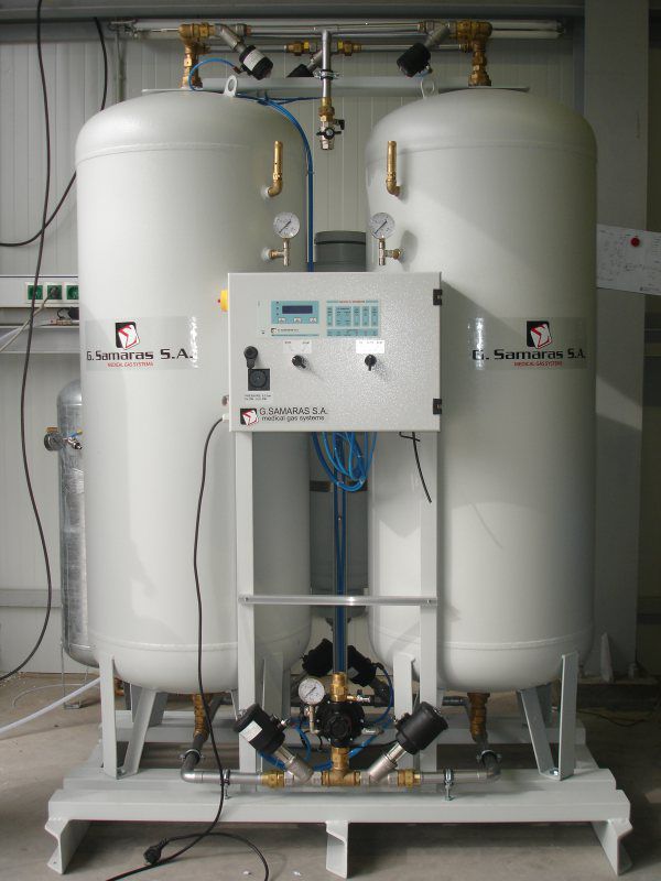 Générateur d'oxygène médical - G. SAMARAS SA - Medical Gas Solutions - fixe