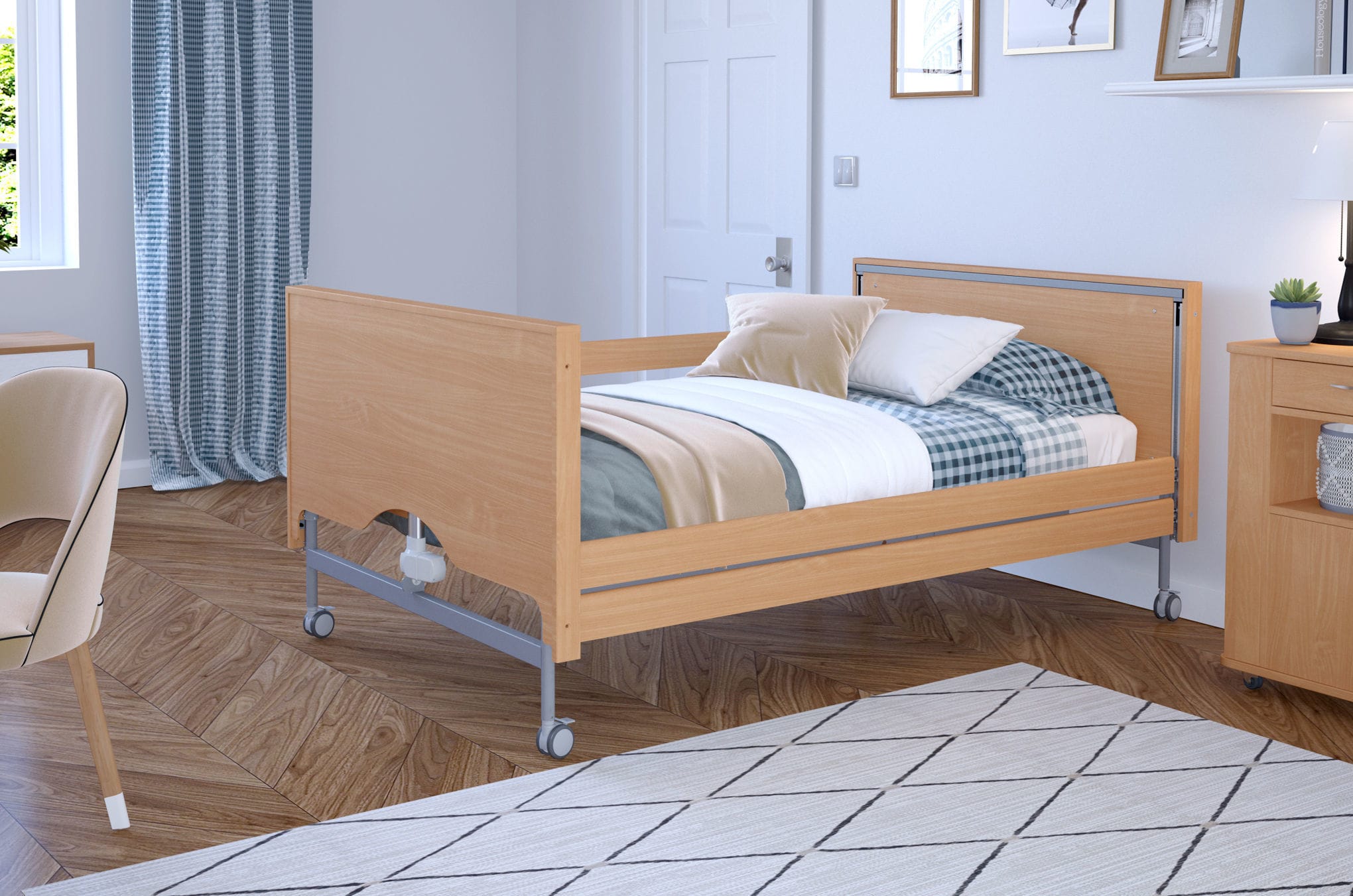 Lit d'hôpital - Taurus 2 WIDE LUX - Reha-Bed - manuel / électrique ...