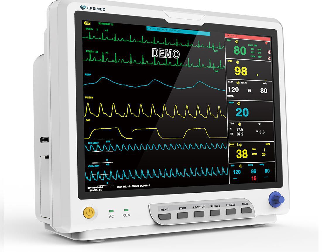 Moniteur patient portable - MN-150 - EPSIMED - compact / ECG / RESP