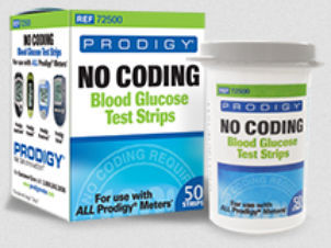Bandelette de test de glycémie - Prodigy Meter - pour le diabète / de ...