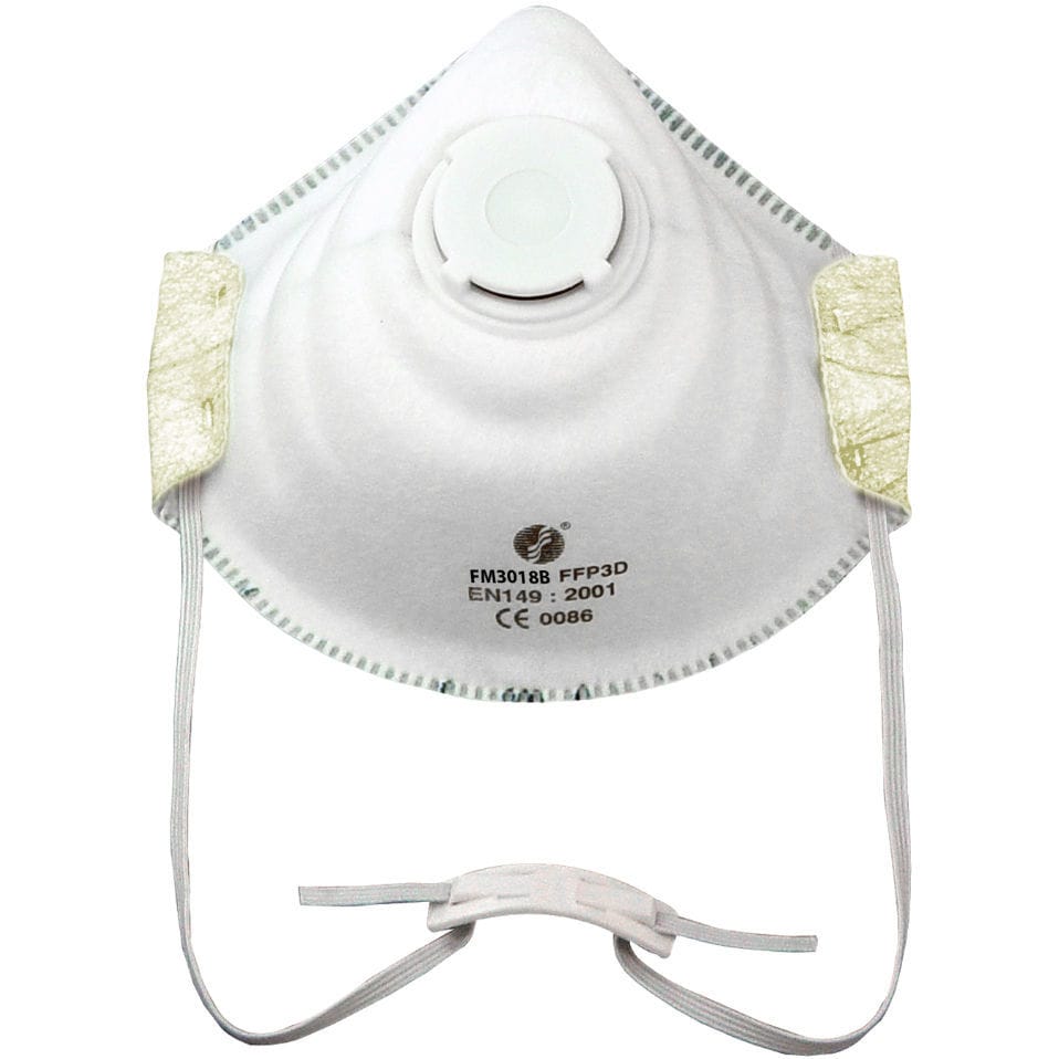 Masque respiratoire FFP3 - FM3018 - Polyco Healthline - en polypropylène / en tissu / en polyester