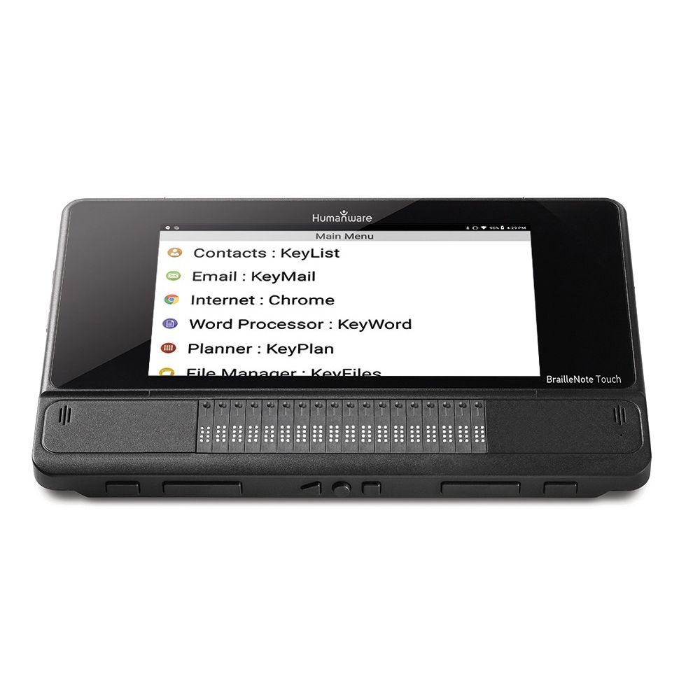 Bloc-notes braille Bluetooth - BrailleNote Touch Plus - Groupe ...