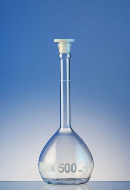 Fiole de laboratoire - 282P series - Hirschmann - jaugée