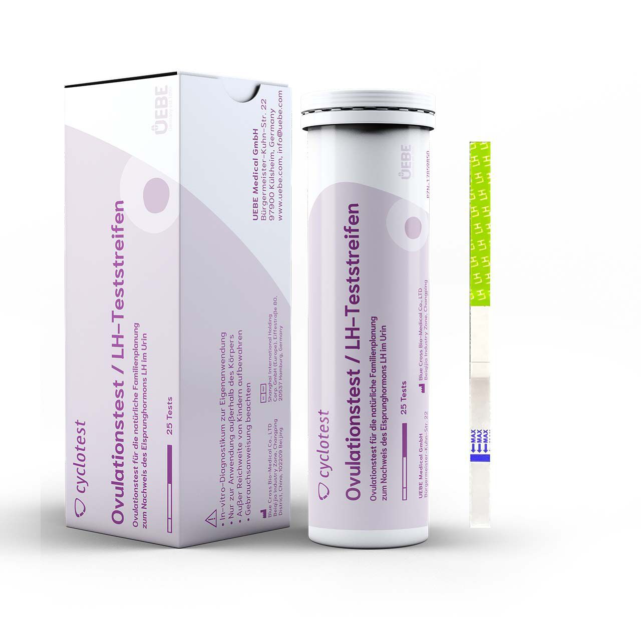 Bandelette de test d'ovulation - cyclotest - de LH / d'urine / bandelette