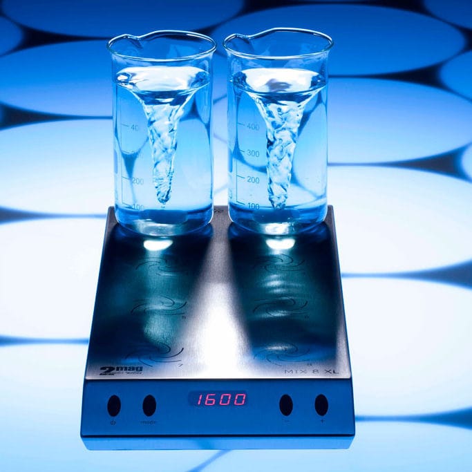 Agitateur de laboratoire magnétique - MIX 8 XL - 2mag AG - numérique ...