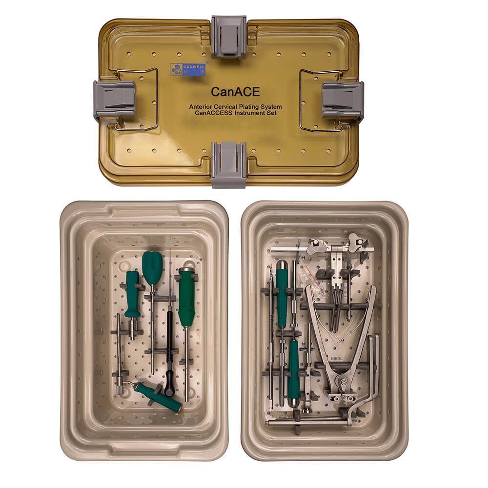 Kit d'instruments pour chirurgie du rachis - CanACE - Canwell Medical ...