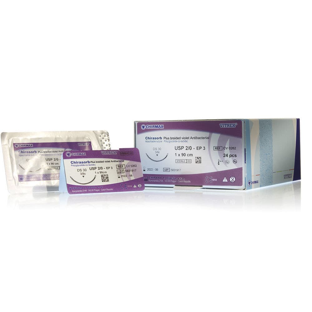 Fil de suture résorbable à moyen terme - Chirasorb Plus - Vitrex ...