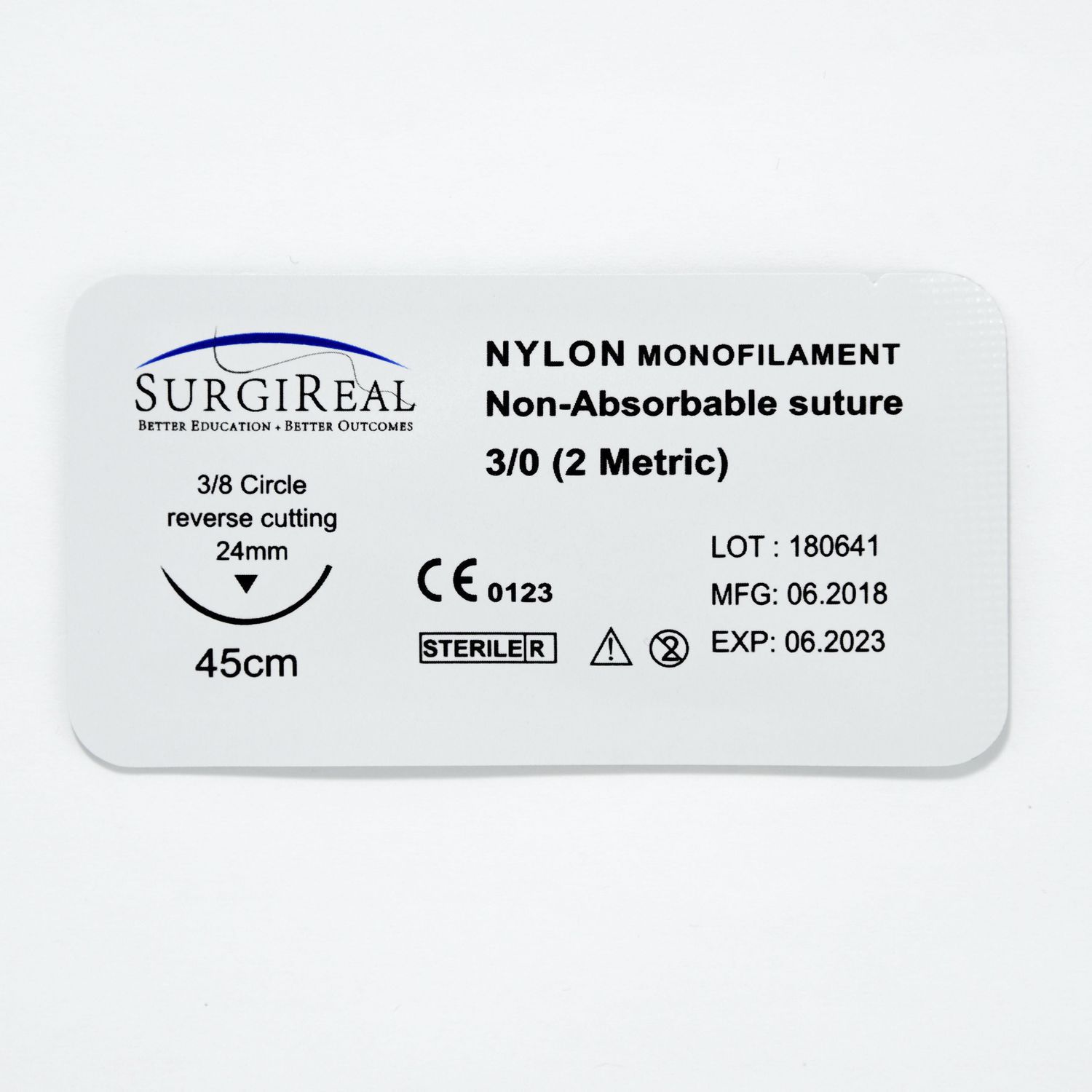 Fil de suture non résorbable - Nylon - SurgiReal Products - chirurgie ...