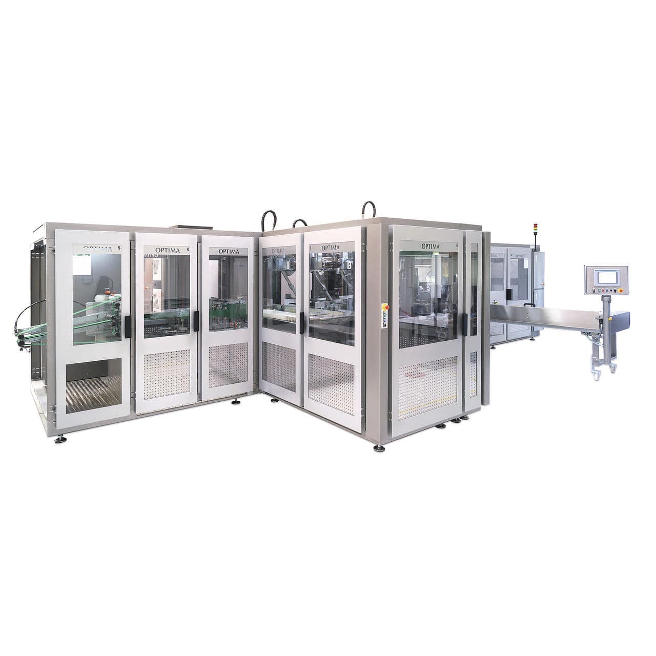 Machine d'emballage automatique - HS OS7 - OPTIMA - au sol / de sacs ...