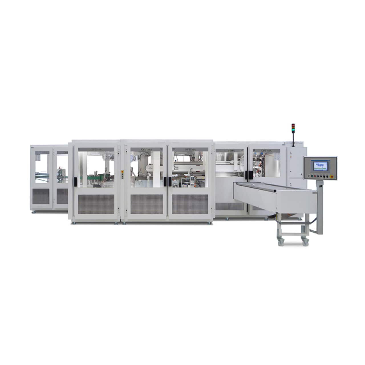 Machine d'emballage automatique - LS OS3 - OPTIMA - linéaire / au sol ...