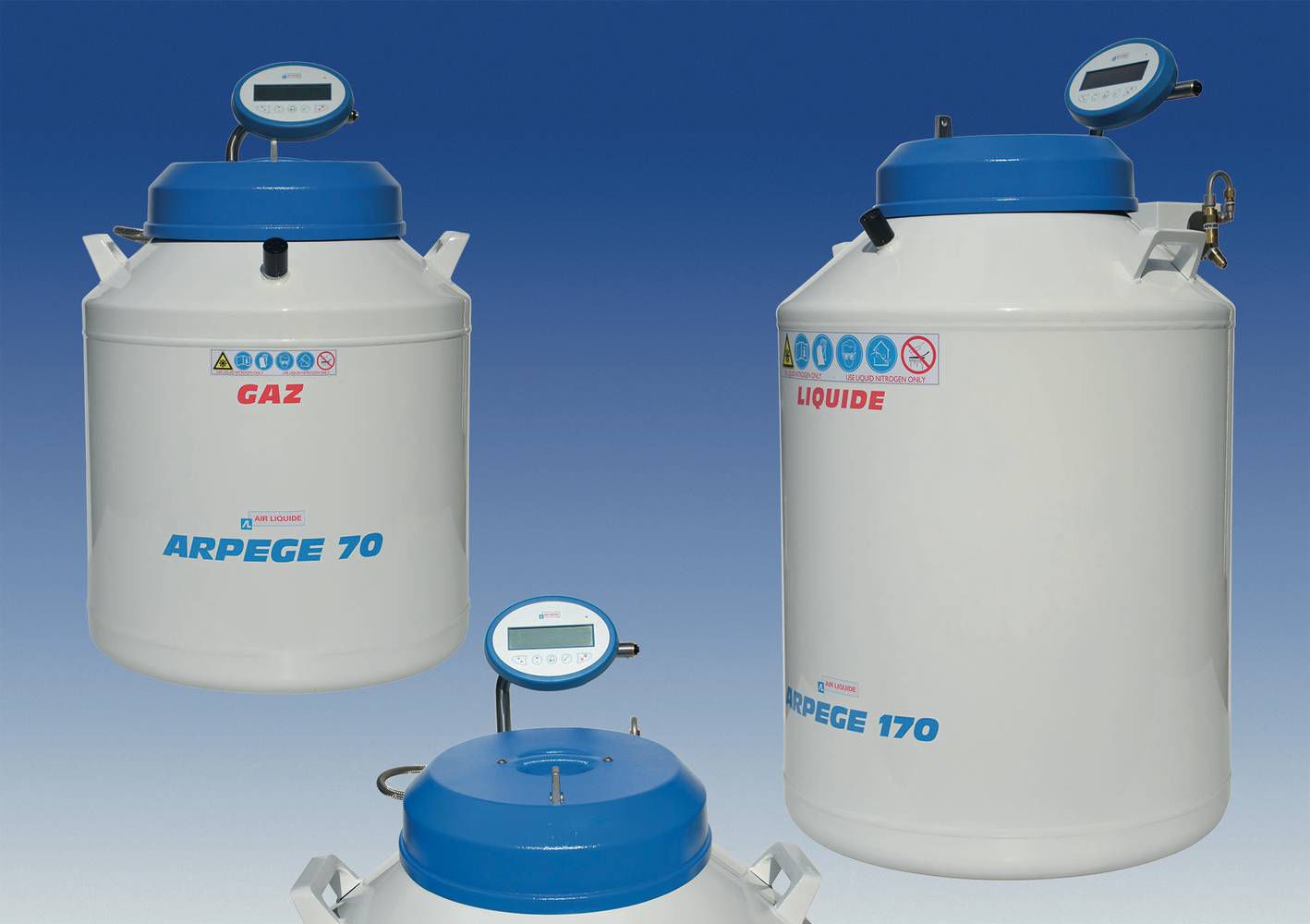 Conteneur en aluminium - ARPEGE - KGW-ISOTHERM - à l'azote liquide