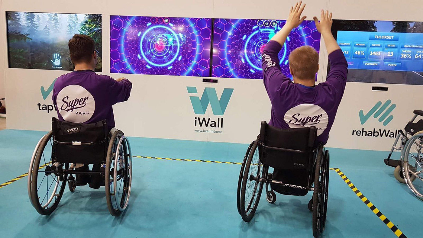 Système de rééducation du bras - iWall® - CSE Entertainment - équilibre ...