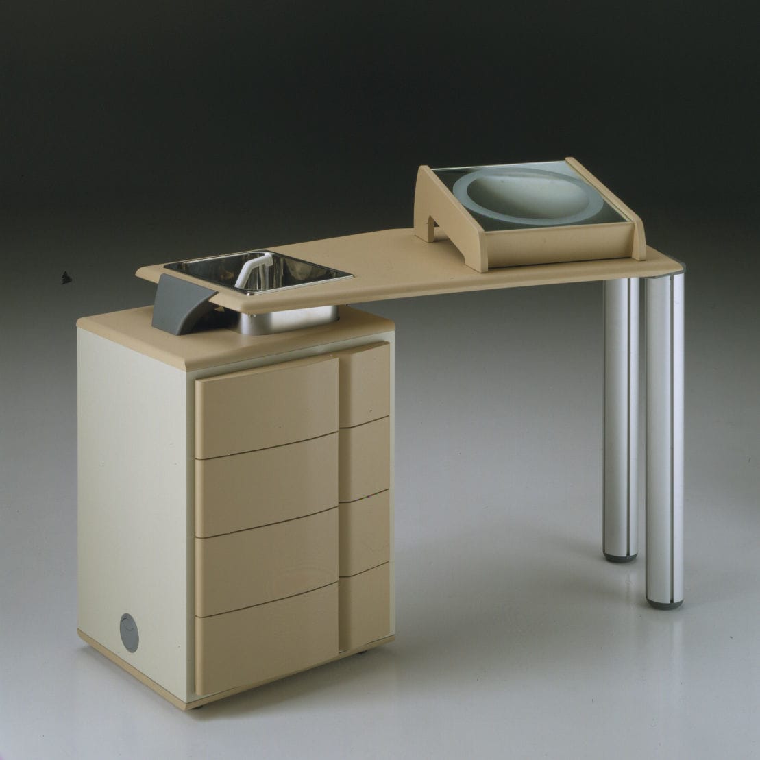 Table de laboratoire - 35.000.20 - Meccanottica Mazza - avec évier ...