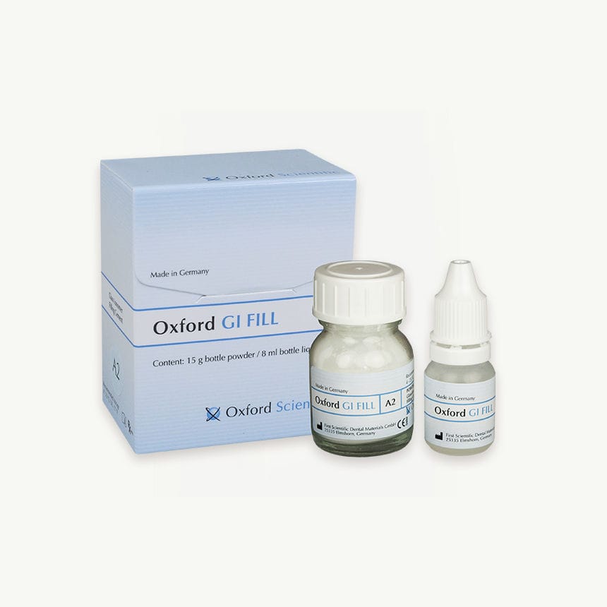 Ciment pour restauration dentaire GI FILL First Scientific Dental Materials GmbH verre ionomere liquide