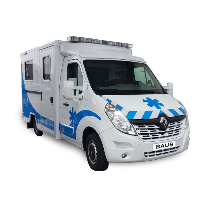Fourgon d'ambulance - CELLULE CARREE - Baus - type C / type B