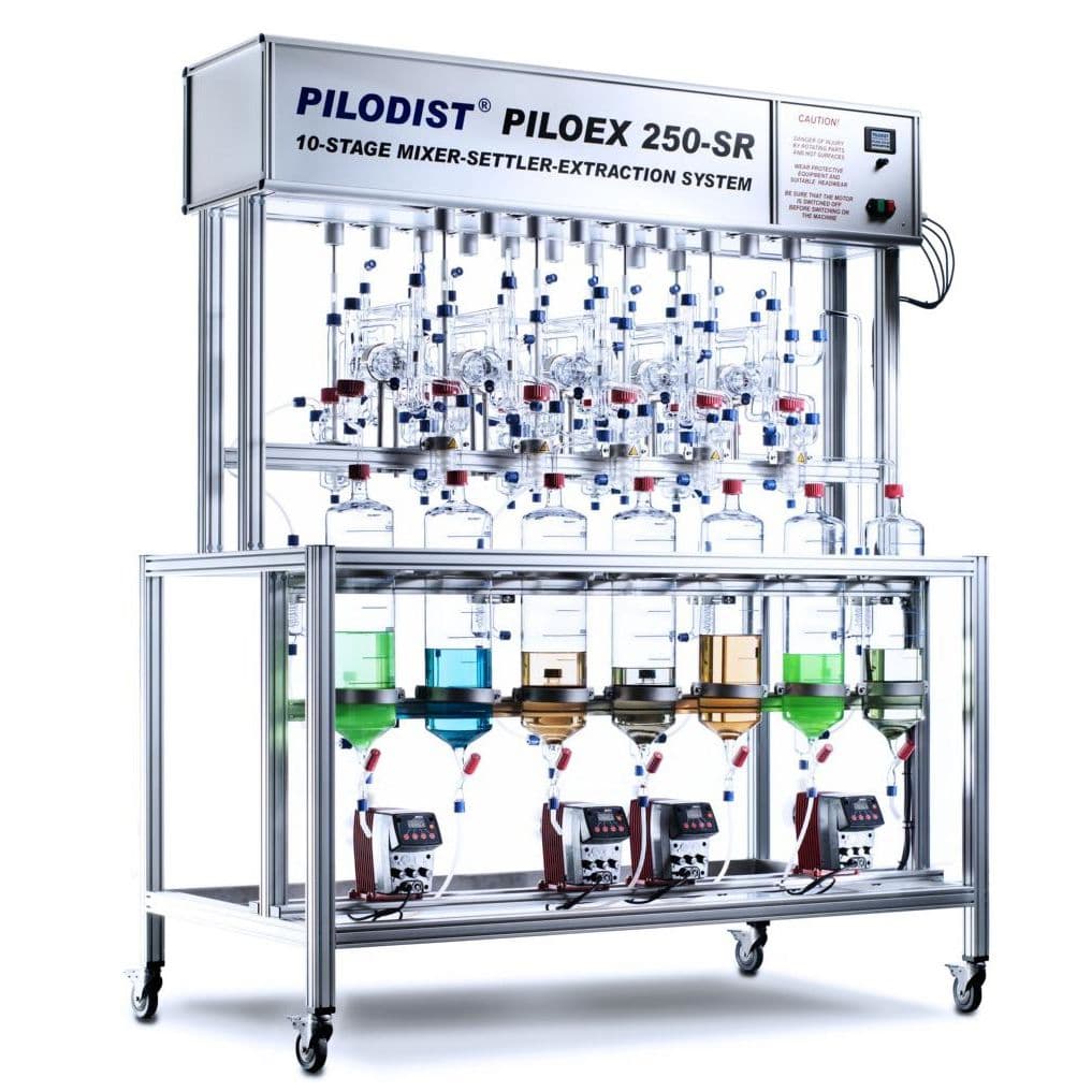 Extracteur de laboratoire liquide-liquide - PILOEX 250-SR - Pilodist
