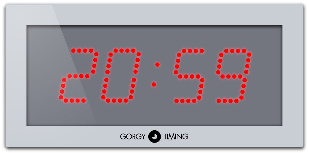 Horloge digitale - LEDI® 7 outdoor double face - Gorgy Timing SAS ...