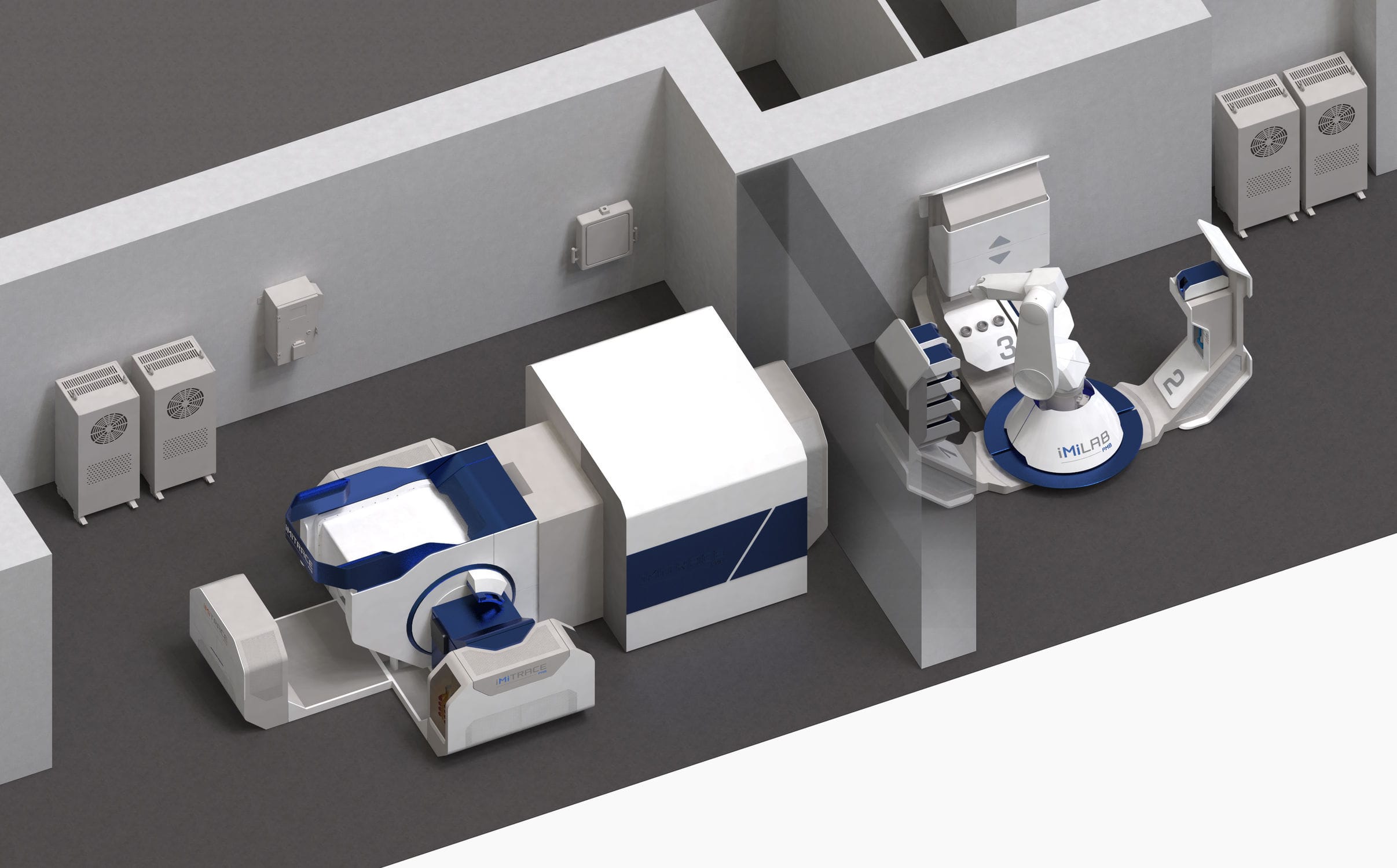 Plateforme de synthèse de radiotraceurs - iMiGiNE - PMB - TEP / robotisé