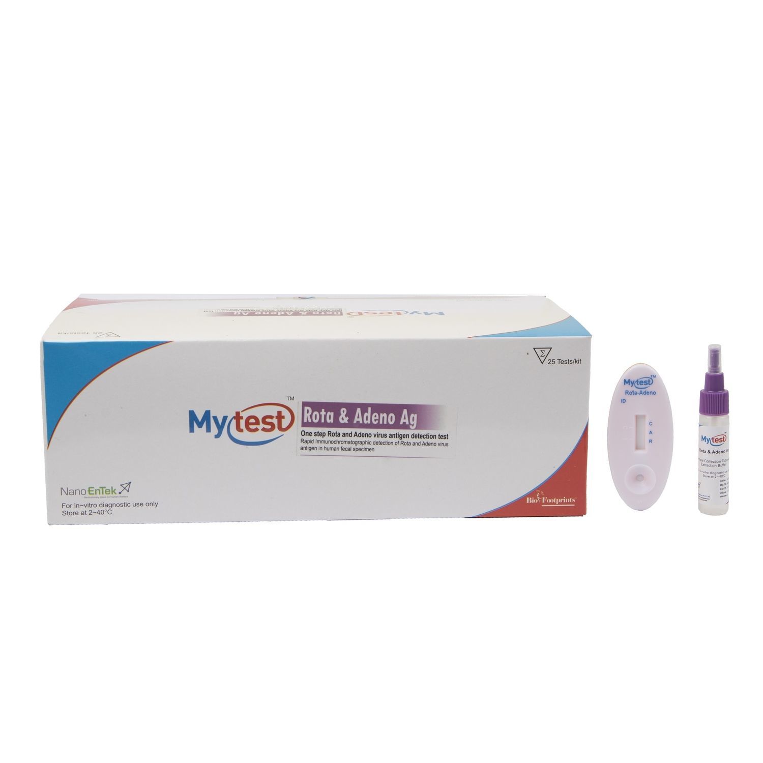 Kit de test de rotavirus - Mytest - Biofootprints Healthcare Pvt Ltd ...