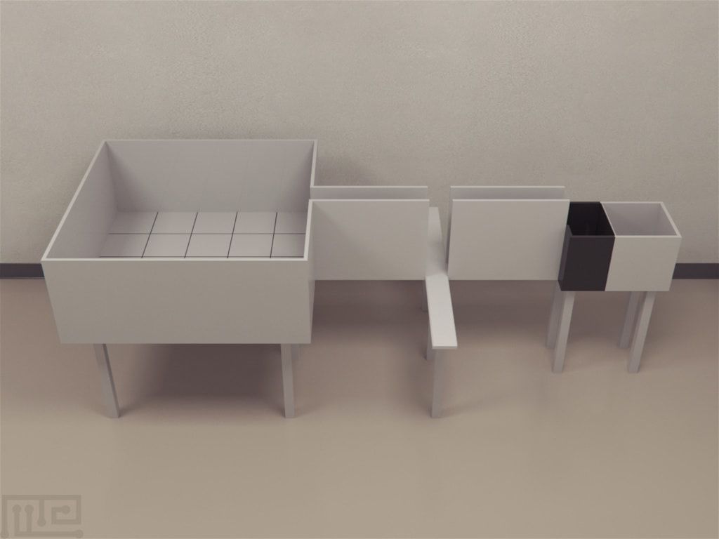 Labyrinthe d'expérimentation en croix surélevé - Triple - MazeEngineers ...