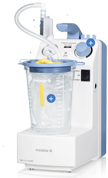 Aspirateur chirurgical à batterie - Vario 18 - MEDELA - portable