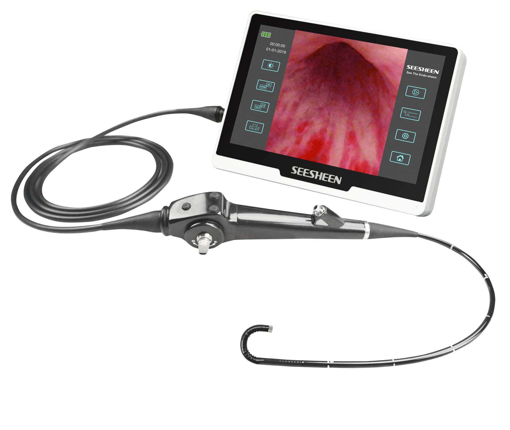 Cystoscope vidéo avec moniteur vidéo intégré - CY-1355 - Zhuhai ...