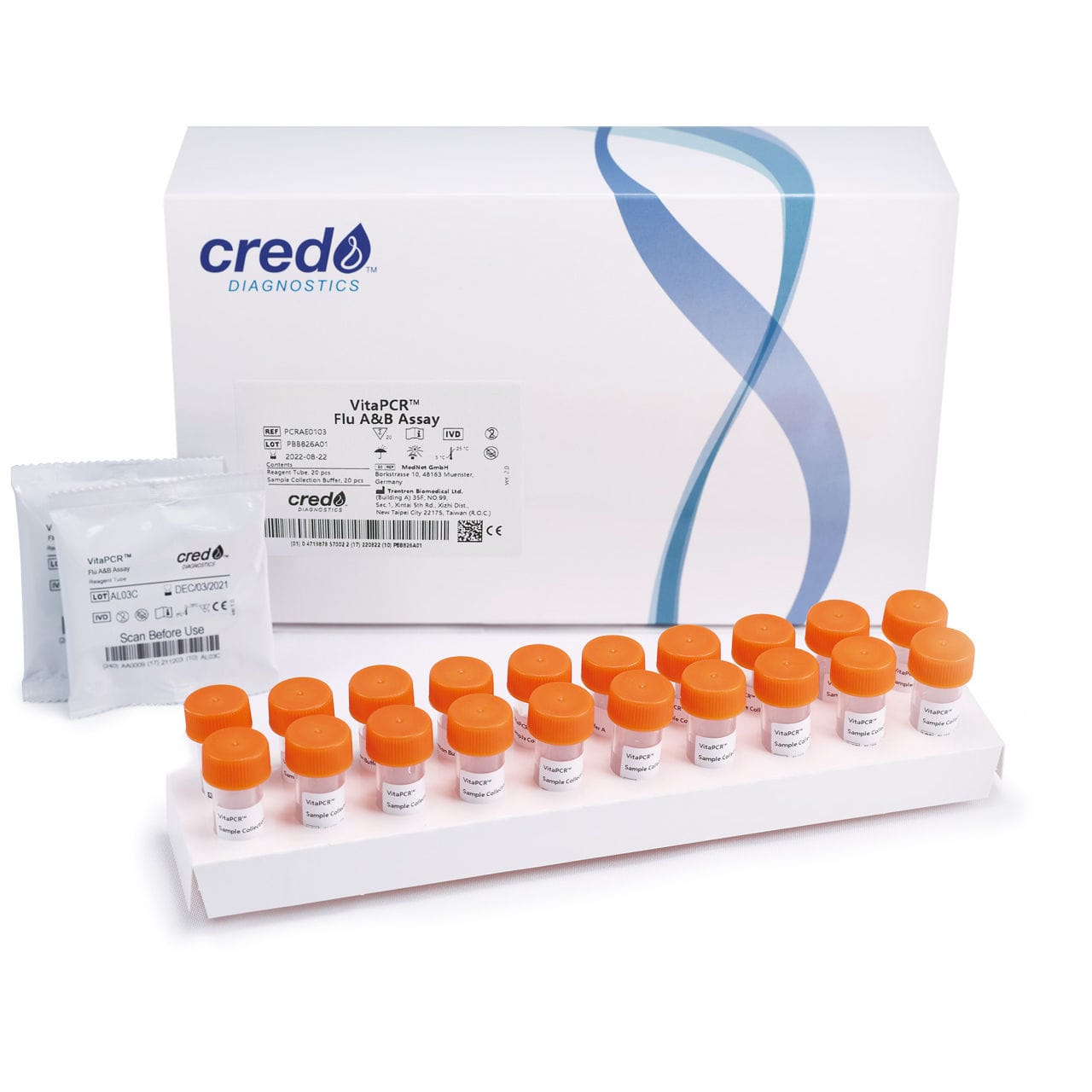 Test rapide pour maladies infectieuses - VitaPCR™ Flu A B Assay - Credo ...