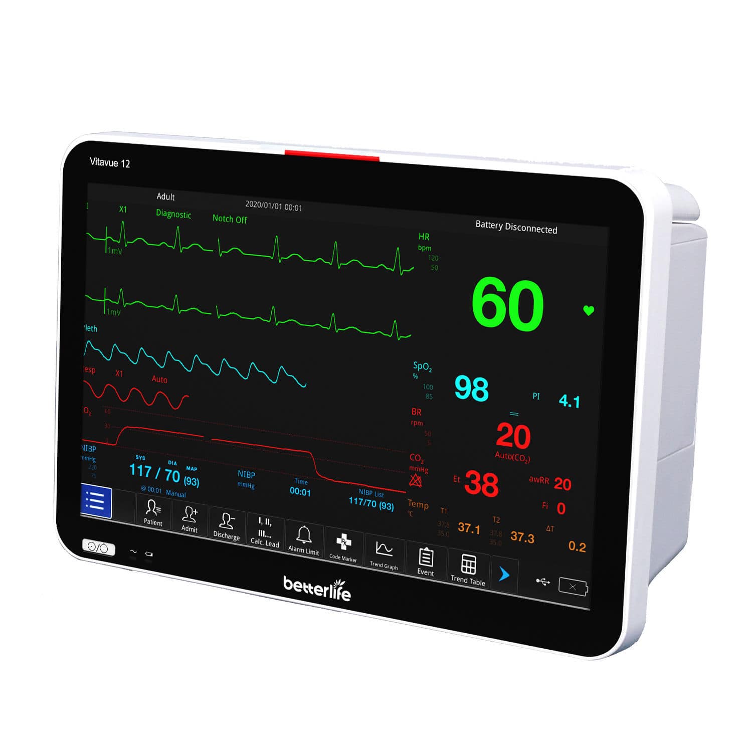 Moniteur patient modulaire - VITAVUE 12 - Better Life Medical ...