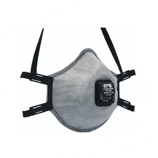 Masque respiratoire à filtre au charbon actif - 7210 V NR D - Global Solutions - FFP2 / avec ...