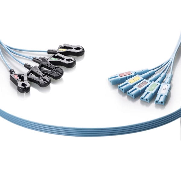 Câble ECG médical - LL5-90XDP - Unimed Medical Supplies - 5 fils / 10 ...