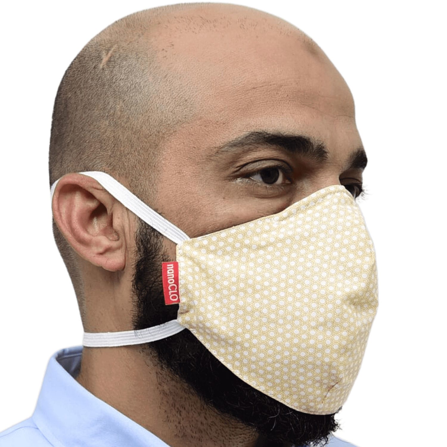Masque de protection en coton - FVSurgical - en polyester / en nanofibres / demi-masque