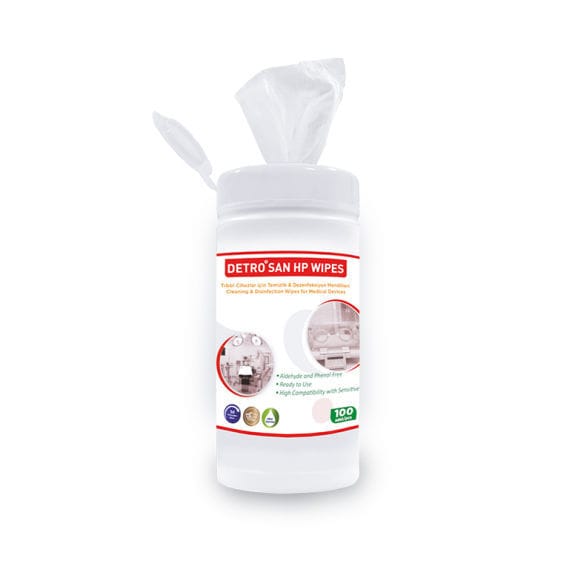 Lingettes nettoyantes pour surfaces - DETRO SAN HP - Detro Healthcare ...