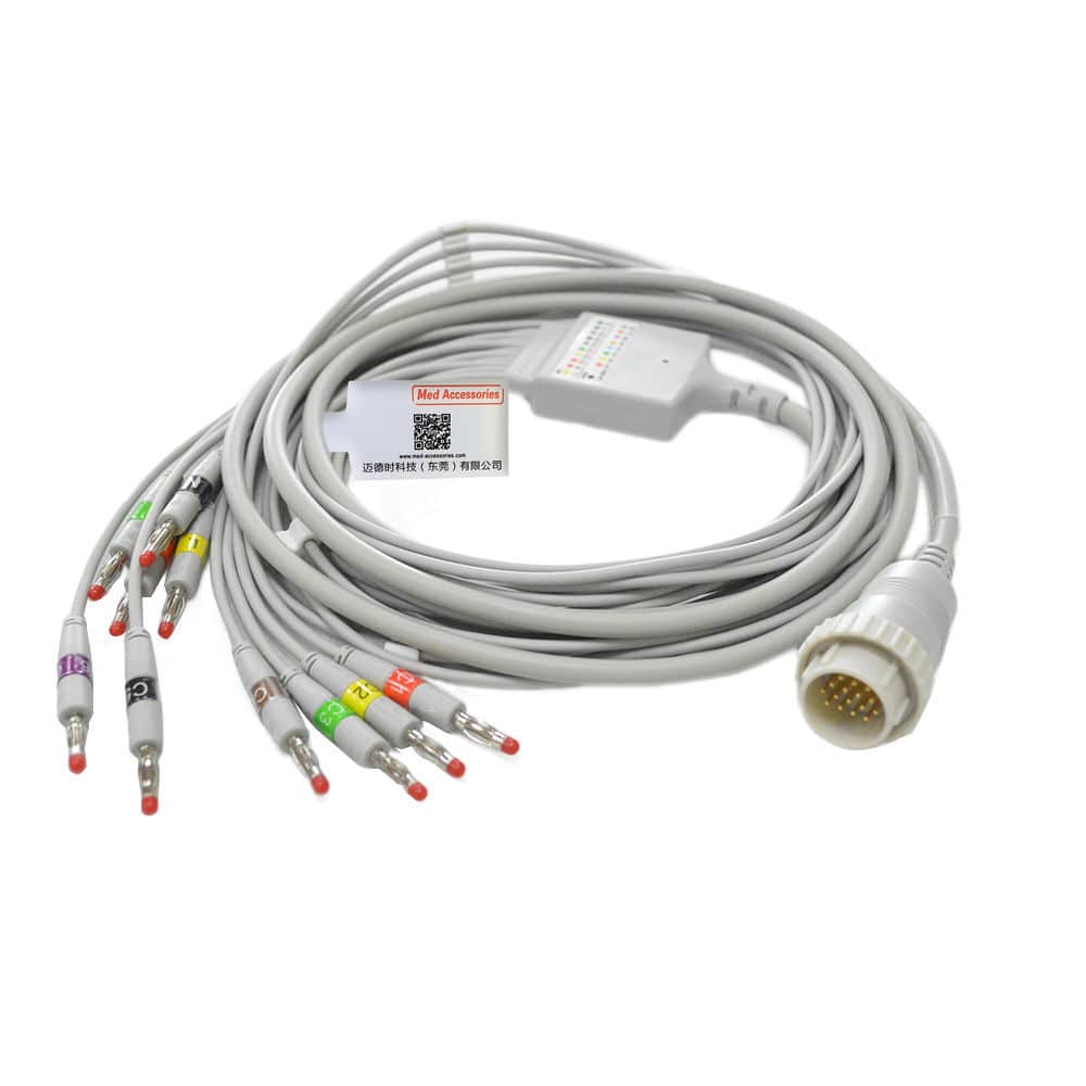 Câble ECG pour sonde à ultrasons - B-KZ1E10R - Med Accessories