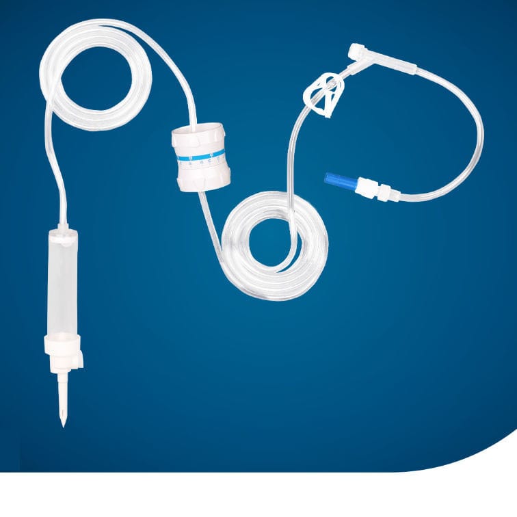 Set de perfusion intraveineuse - KS-IV301-PF - Kapsam - avec connecteur ...