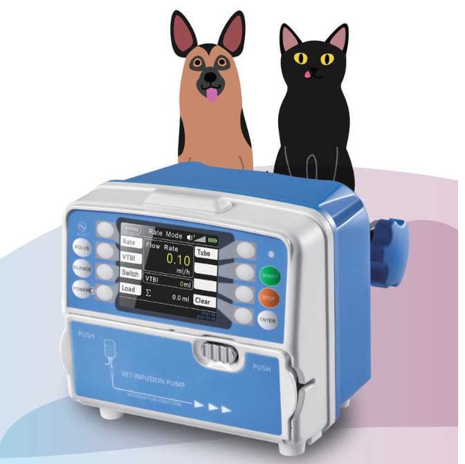 Pompe à perfusion vétérinaire - HK-100VET - Shenzhen Hawk Medical Instrument - intermittente ...
