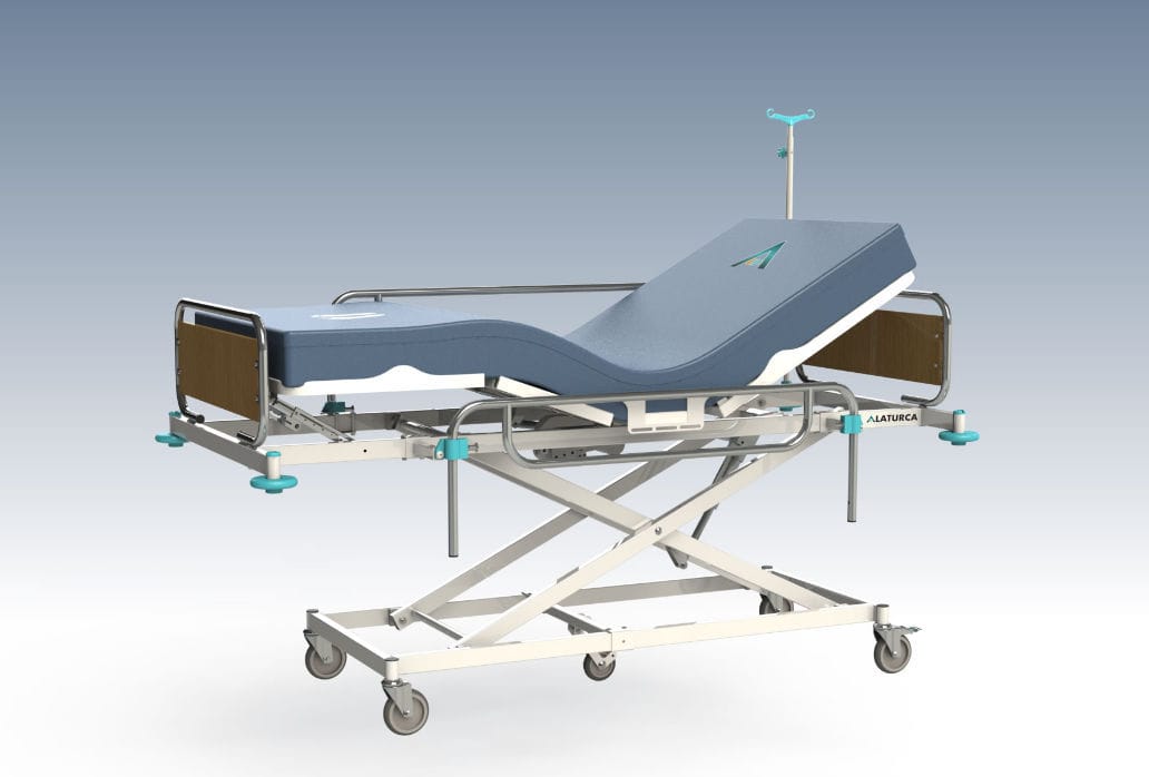 Lit de soins intensifs - HB344 - ALATURCA - d'urgence / de long séjour ...