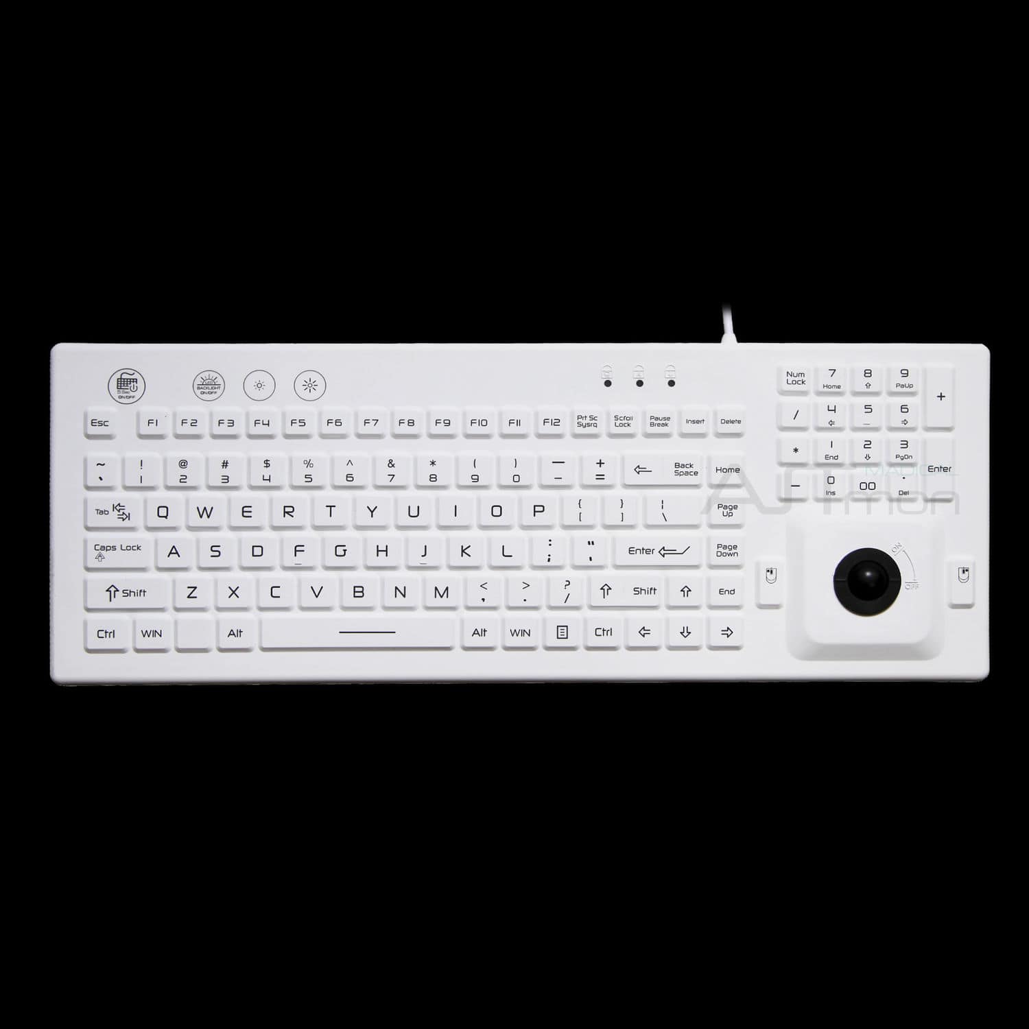Clavier médical avec pavé numérique - ATM-SK410TB - Shezhen AITmon ...