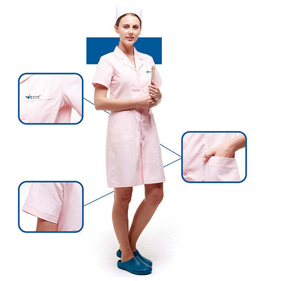 Robe d'infirmière pour femme - Nanning Tecbod Biological Technology ...
