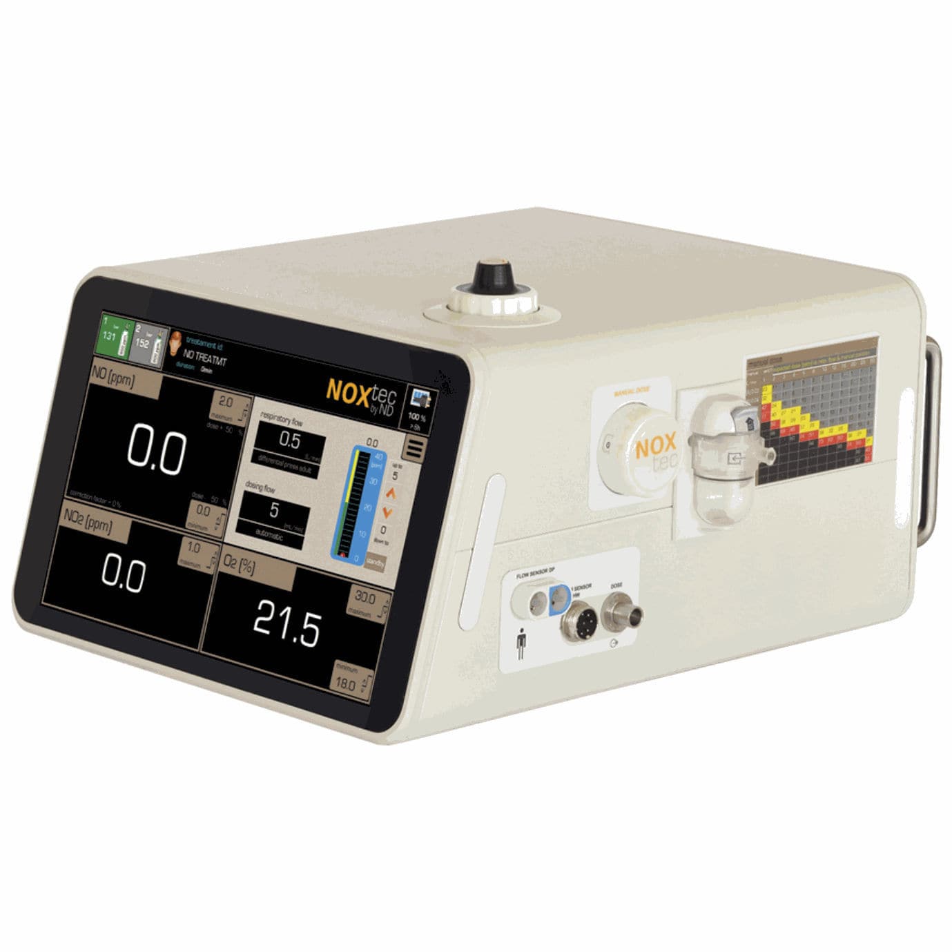 Moniteur de test d'oxyde d'azote - 1000 - NOXtec Development SL - d'O2 ...