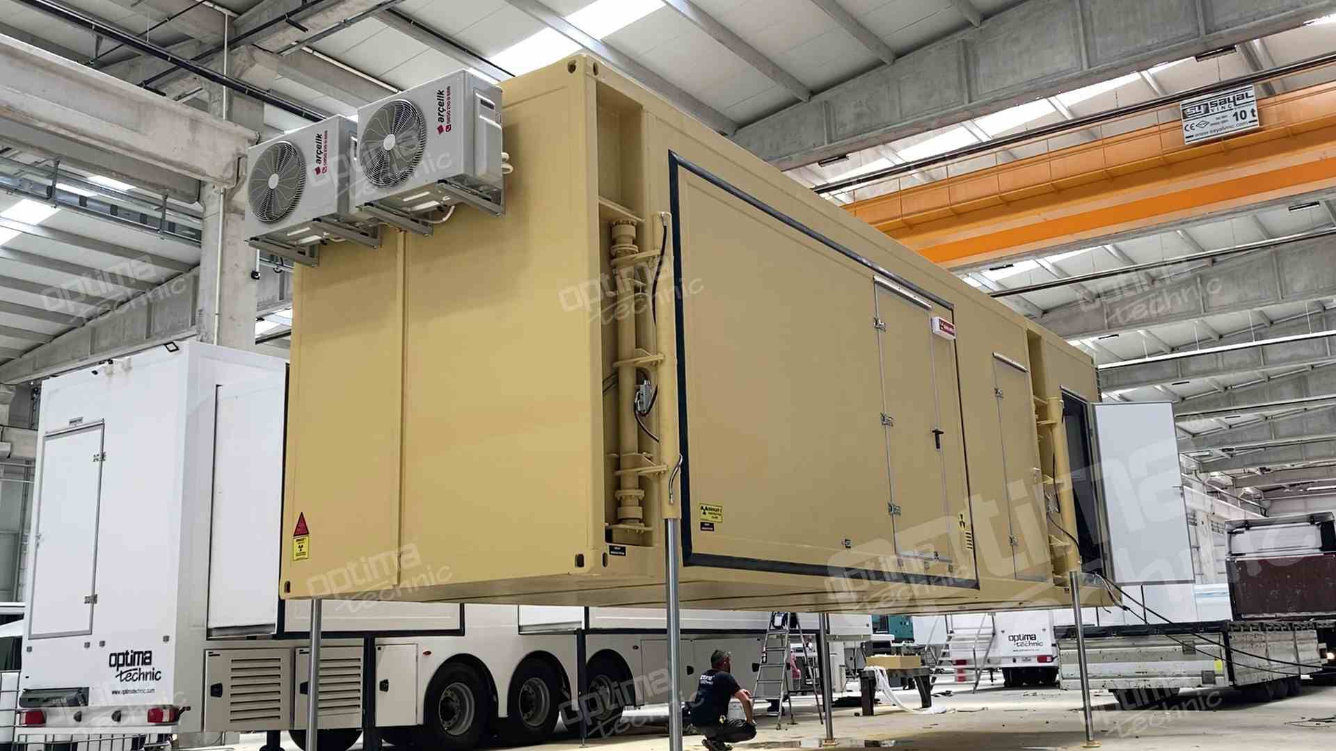 Unité mobile hospitalière pour scanner X - Optima Elektro Hidrolik Ltd ...