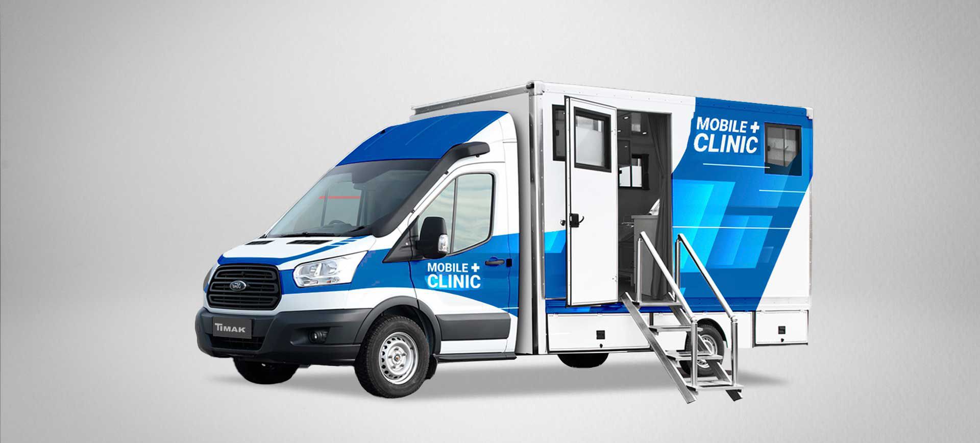 Unité mobile de soins - CLINIC - Timak Shpk - fourgon / avec cellule ...
