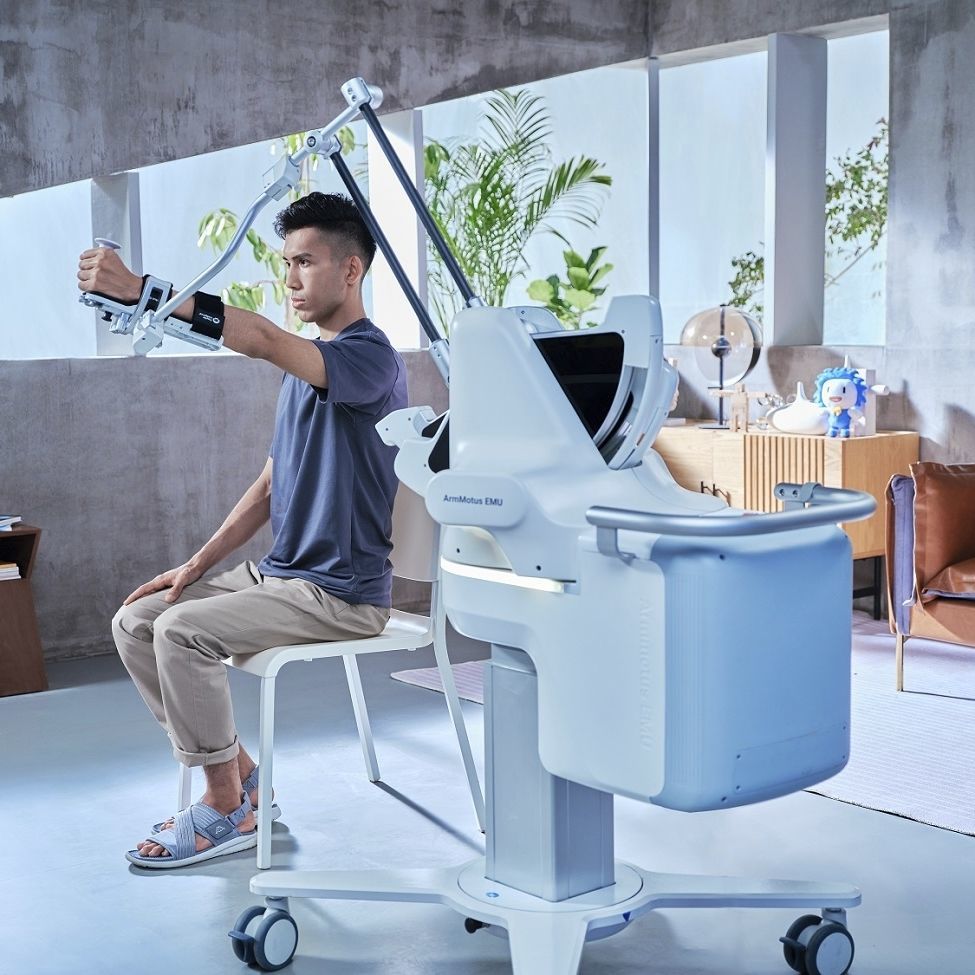 Système de rééducation du bras - ArmMotus™ EMU - Shanghai Fuliye ...