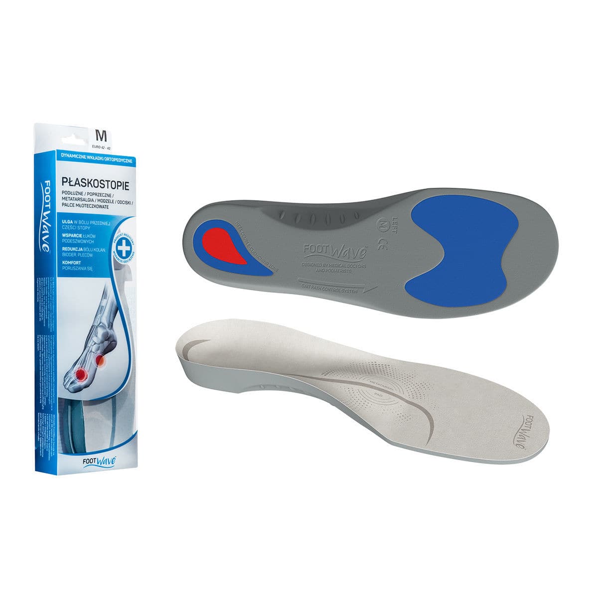 Semelle orthopédique avec coussinet pour talon - FootWave™ - avec ...