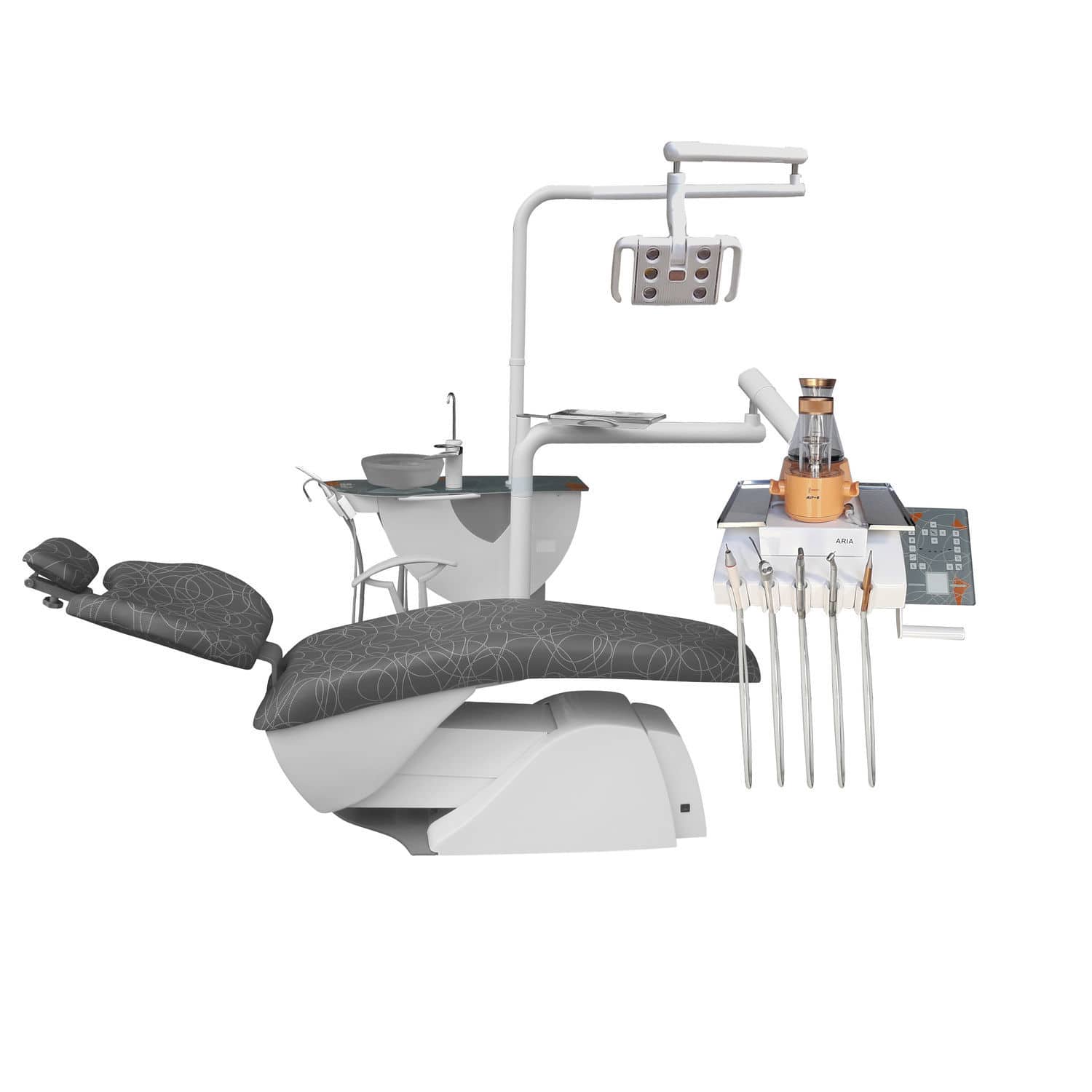 Unité dentaire avec têtière flexible - ARIA - NEOMED - avec système d'hygiène / avec porte ...