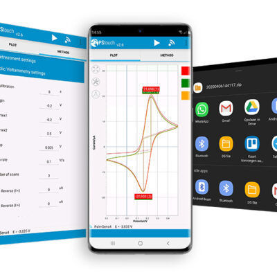 Logiciel médical - PStouch - PalmSens - de partage / de mesure / Windows