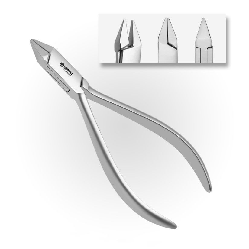 Tenaille orthodontique - GI-1-969 - GORAYA INSTRUMED - de préhension / d'Adams / en inox