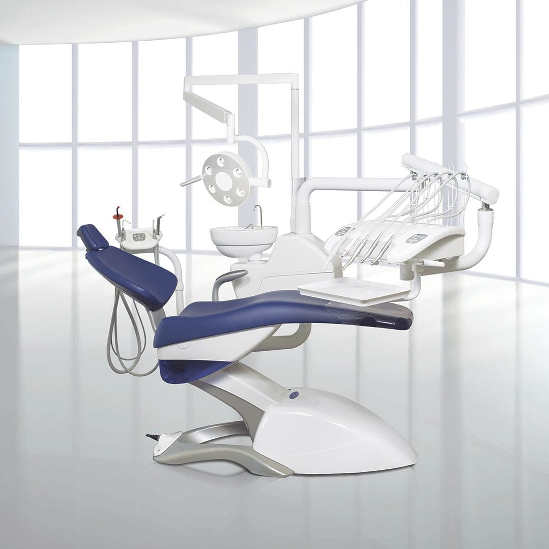 Unité dentaire avec têtière flexible - OVER - Tecnomed Italia - avec moniteur / avec système d ...