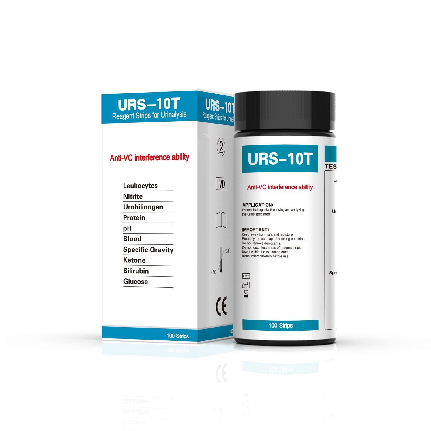 Bandelette de test pour analyse d'urine - URS-10T - Changchun Wancheng ...