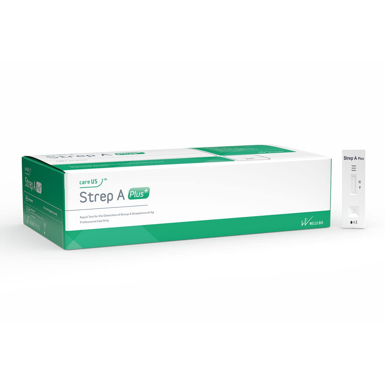 Test de diagnostic rapide de streptocoque A - careUS™ Strep A Plus ...