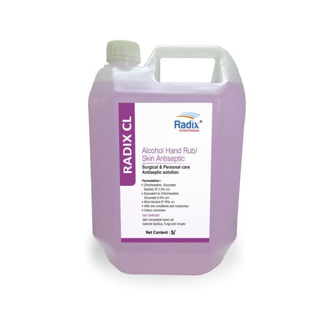 Solution hydroalcoolique 70% - CL - Radix Hi-Care Products - 5000 mL